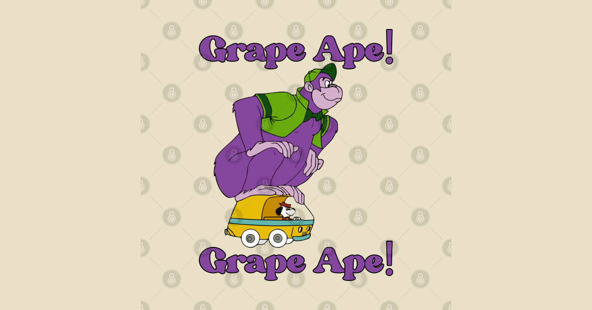 Grape Ape - Cartoons - T-Shirt | TeePublic