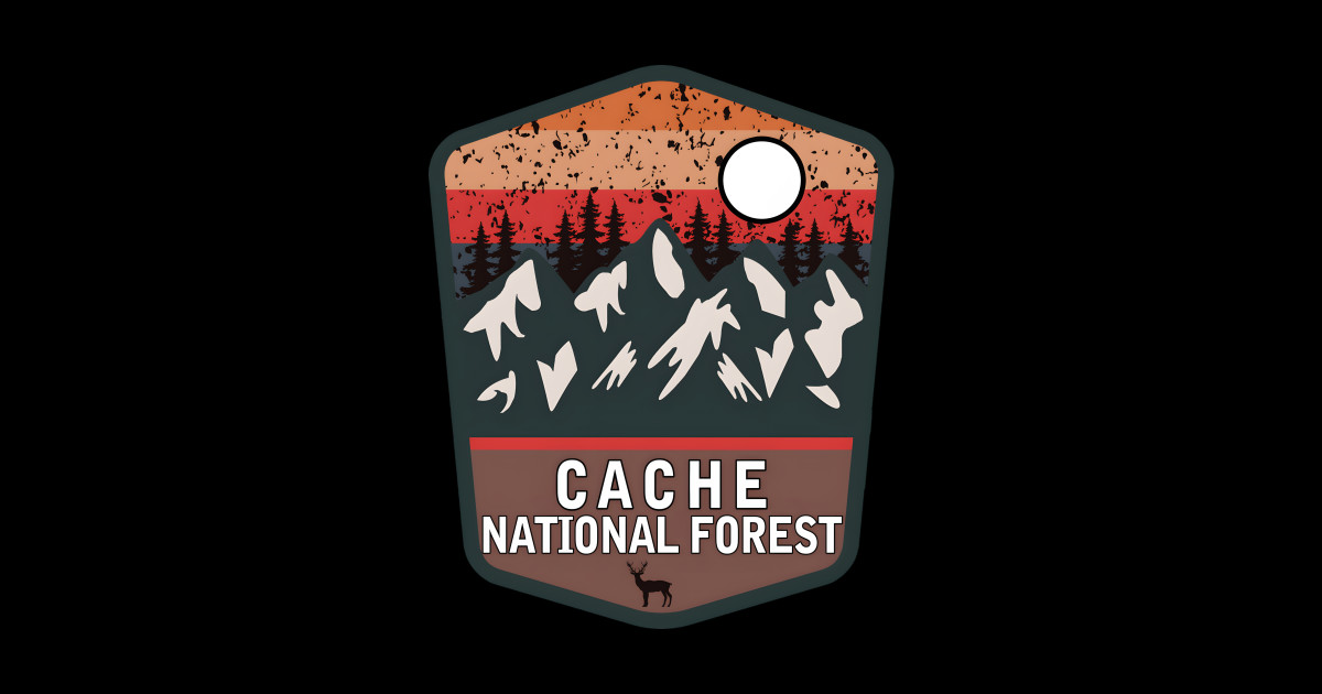 Cache National Forest - Cache National Forest - Sticker | TeePublic