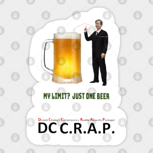 Just One Beer - Donald Trump - Sticker | TeePublic