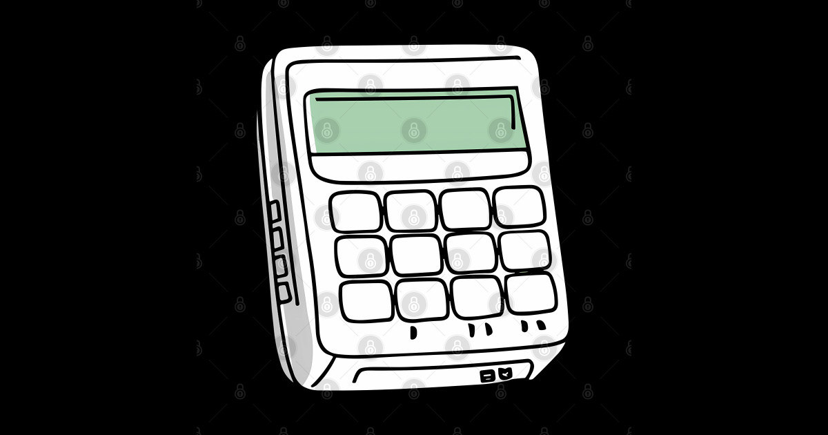 Line art of a Pager - Pager - Tapestry | TeePublic