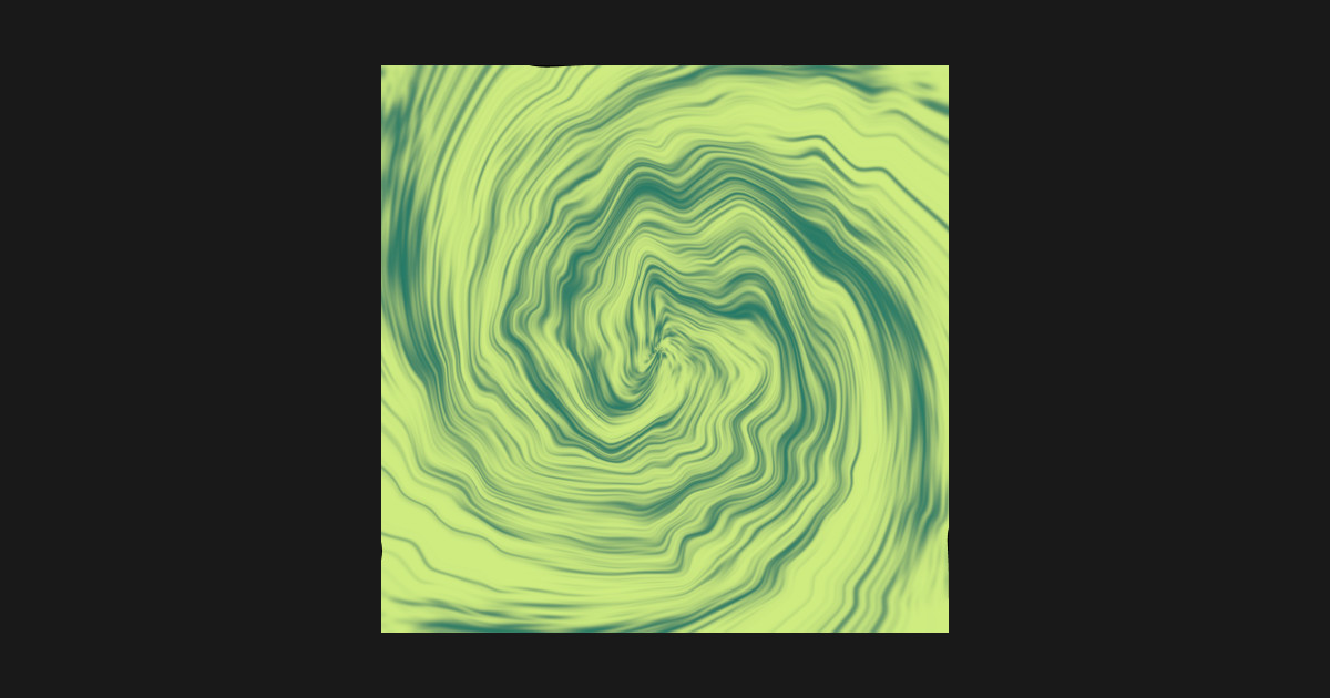 Cool Green Swirl Pattern - Cool Green Swirl Pattern - T-Shirt | TeePublic
