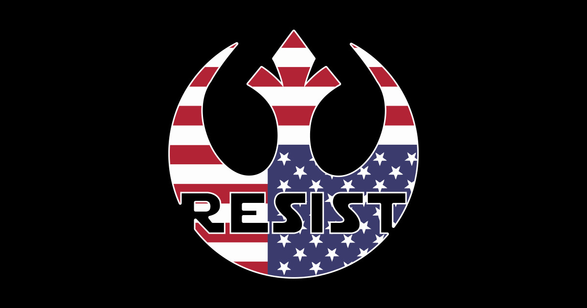 RESIST OPPRESSION - REBELLION RESISTANCE USA AMERICA - Resist - Sticker ...