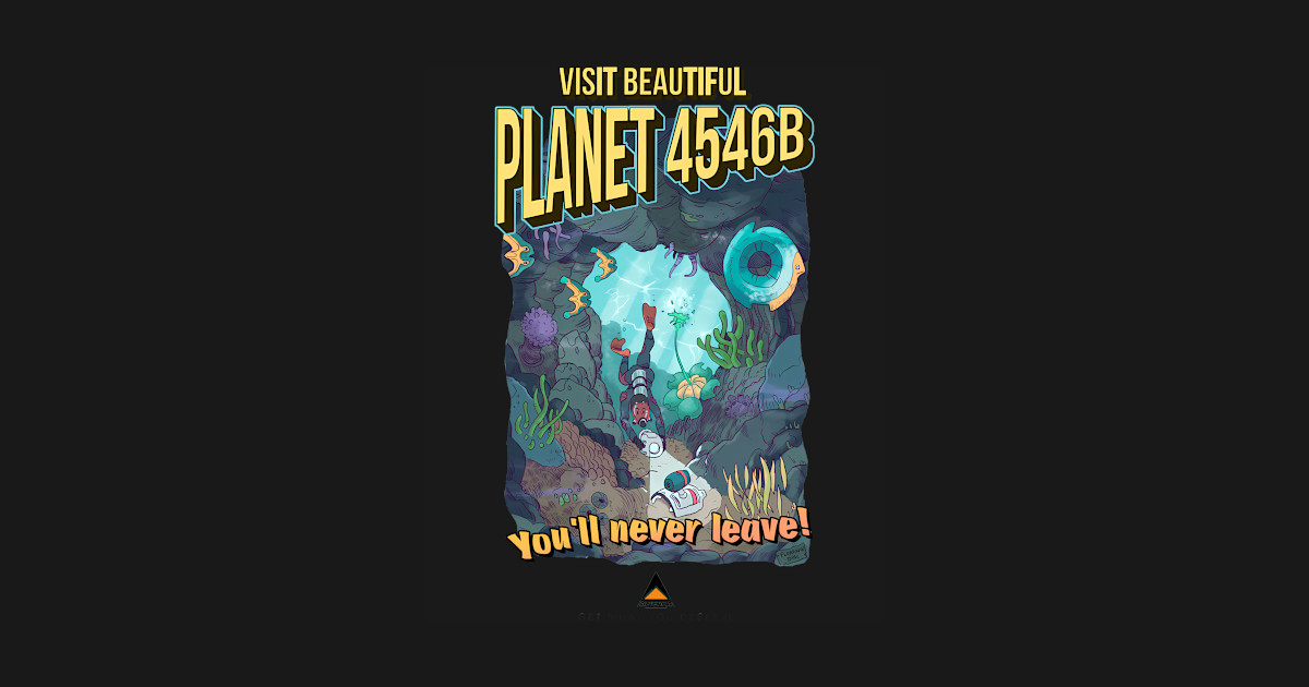Planet 4546B Tourism Advert - Planet 4546b Tourism Advert - T-Shirt ...