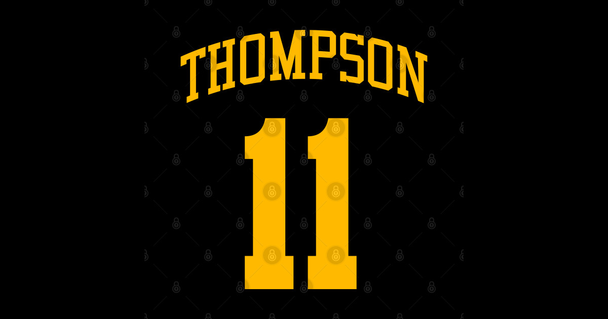 Klay Thompson Number 11 - Klay Thompson - Sticker | TeePublic