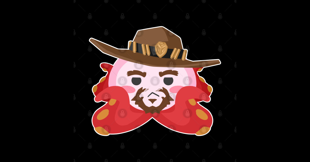 McCree Pachimari - Overwatch - Sticker | TeePublic