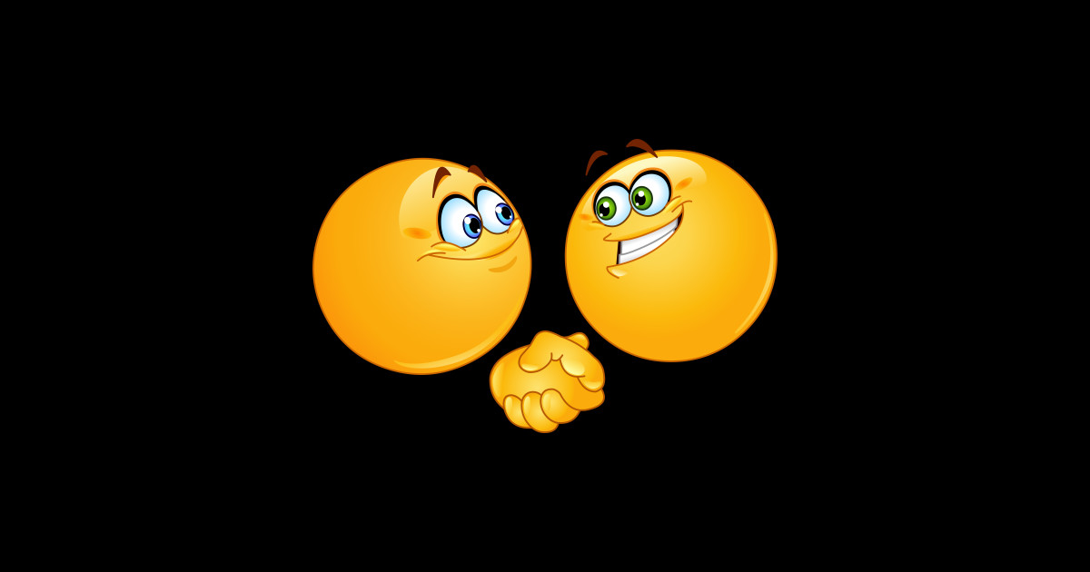Handshake Emojis - Emoji - Sticker | TeePublic