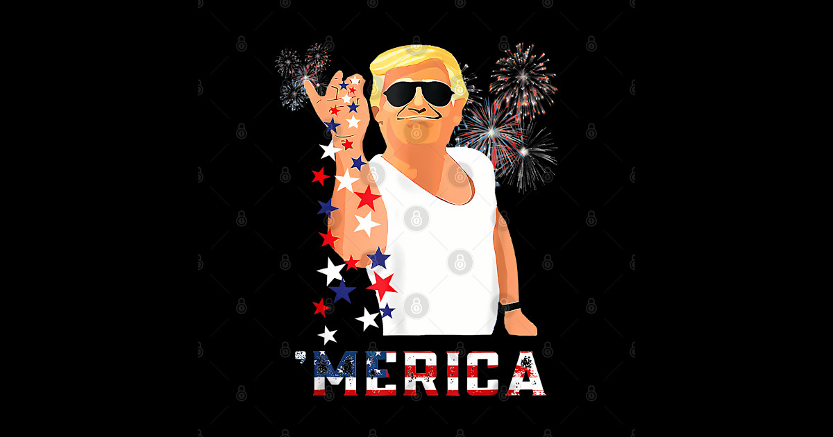 Trump Salt Merica Freedom 4th of July - Freedom 4th Of July - Posters and Art Prints | TeePublic