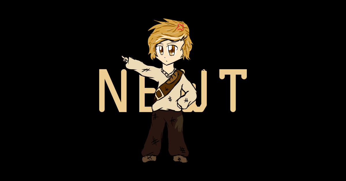 Chibi Newt (Book Version) - The Maze Runner - Thomas Sangster - Sticker ...