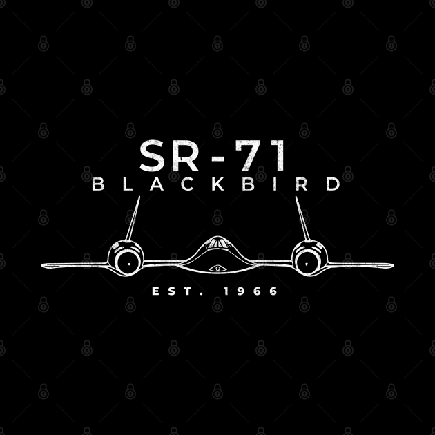 SR-71 Blackbird Est. 1966 - vintage logo - Sr 71 Blackbird - Tapestry ...
