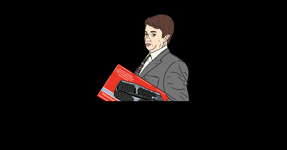MARK CORRIGAN | ERGONOMIC MANAGEMENT KEYBOARD - Gog - Sticker | TeePublic