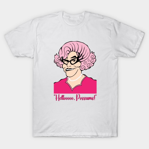 DAME EDNA FAN ART - Dame Edna - T-Shirt | TeePublic