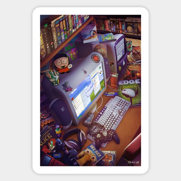 early 2000s computer aesthetic