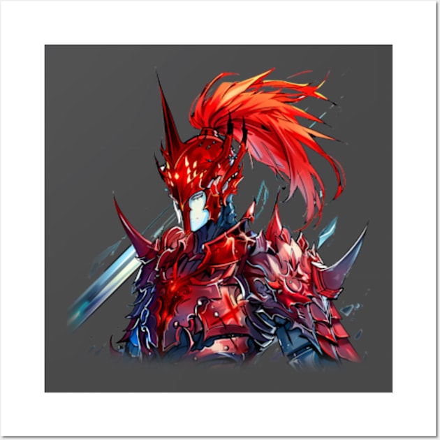 solo leveling igris red armor - Solo Leveling - Posters and Art Prints ...