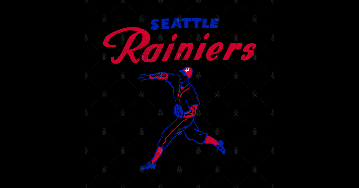 Iconic Seattle Rainiers Baseball - Seattle - Sticker | TeePublic