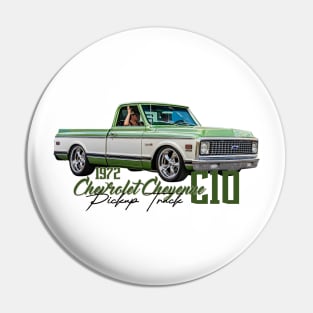 1972 Chevrolet Cheyenne C10 Truck Pins and Buttons for Sale | TeePublic