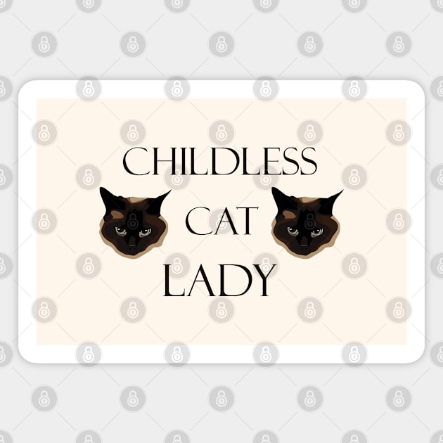 Childless cat lady - Childless Cat Lady Kamala Harris 2024 - Magnet ...