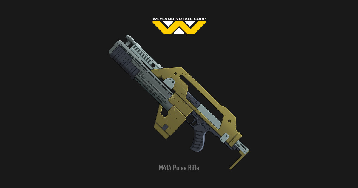 Aliens Pulse Rifle - Aliens Pulse Rifle - T-Shirt | TeePublic