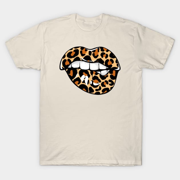 Leopard Lips - Leopard Lips - T-Shirt | TeePublic