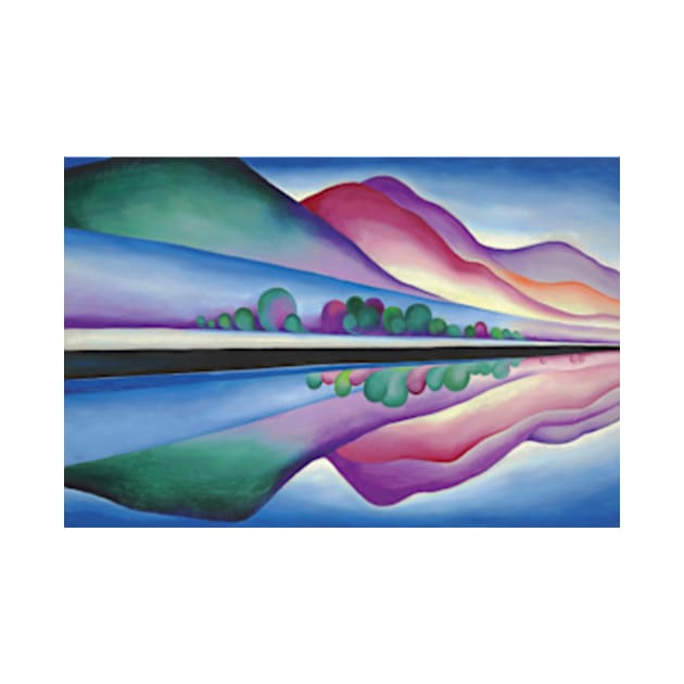 Georgia O'Keeffe Lake George Reflection Art Print 1922 American Painter ...