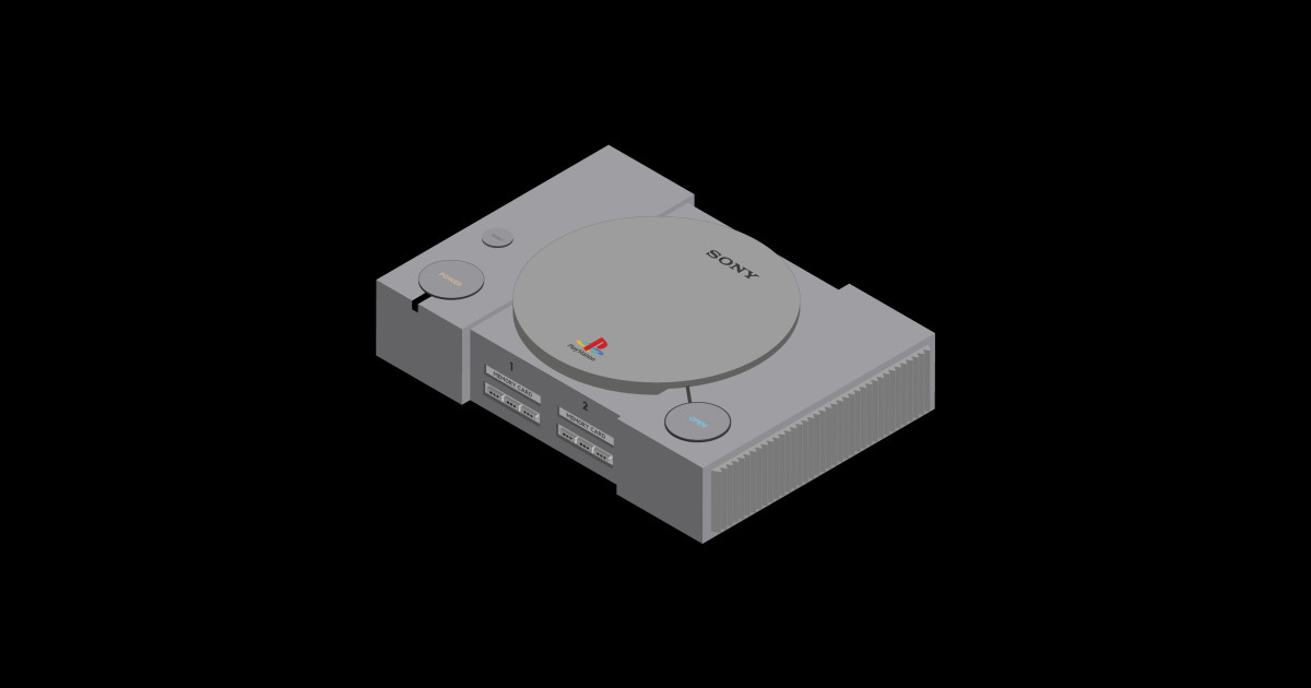 PS1 merch - Console - Sticker | TeePublic