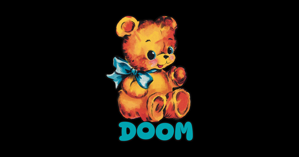 Doom Bear - Doom - Sticker | TeePublic