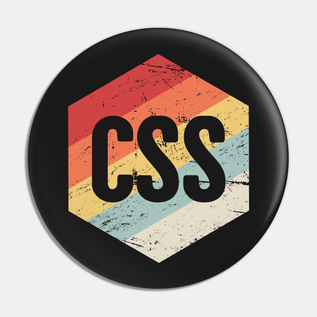Retro CSS Icon - Css - Pin | TeePublic
