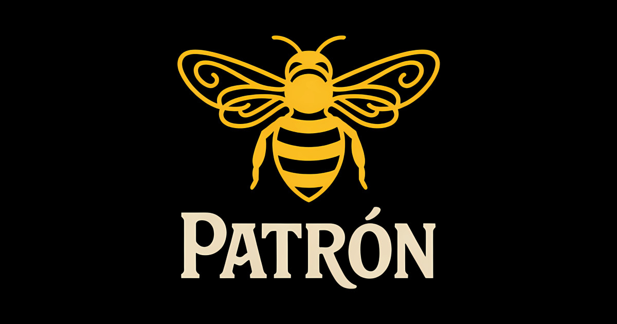 Patron Tequila Logo - Patron Tequila Logo - Sticker | TeePublic