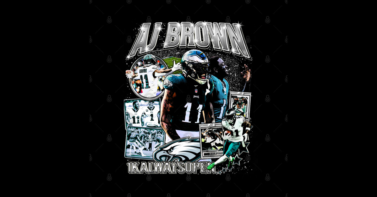 AJ Brown 1K Always Open - Aj Brown - Sticker | TeePublic