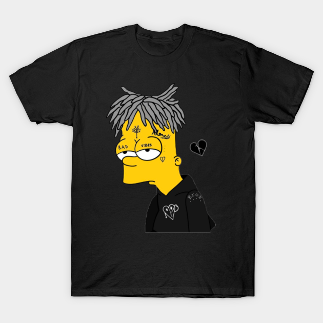 sad bart - Bart Simpson - T-Shirt | TeePublic