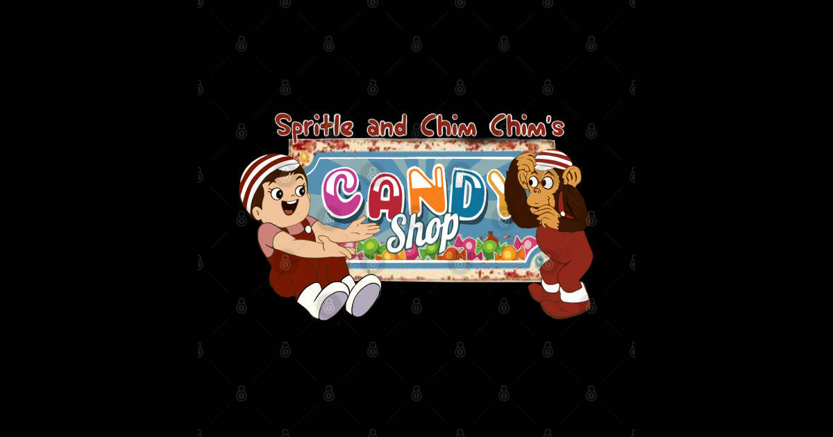 Spritle and Chim Chim's Candy Shop - Speed Racer - Sticker | TeePublic