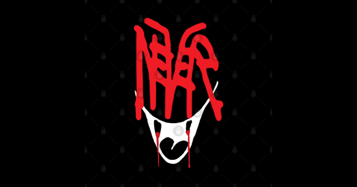 Bladee Drain Gang Shield Gang Never logo - Bladee - Sticker | TeePublic