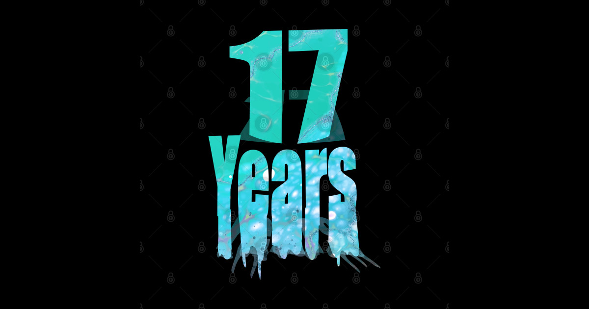 17 years old - 17 Years - Sticker | TeePublic