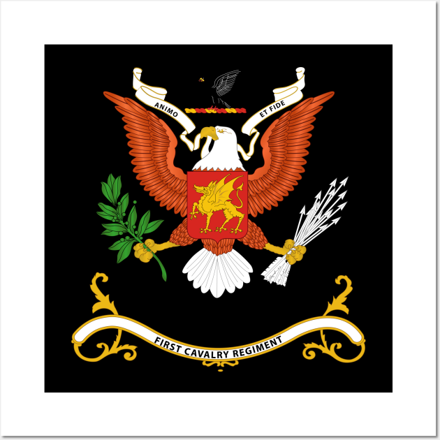 1st Cavalry Regiment - Animo Et Fide wo Background X 300 - 1st Cavalry ...