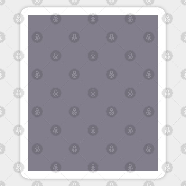 Dusty Purple Plain Solid Color - Dusty Purple - Sticker | TeePublic