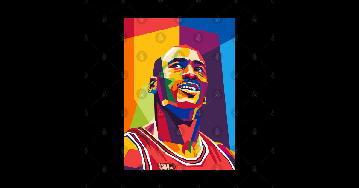 michael jordan wpap - Michael Jordan - Sticker | TeePublic