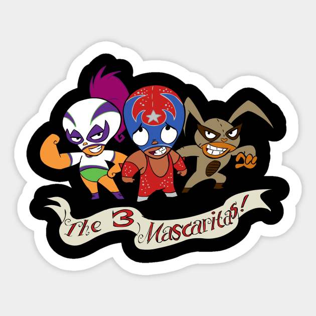 Mucha Lucha! Lucha Libre Tee - Lucha - Sticker | TeePublic