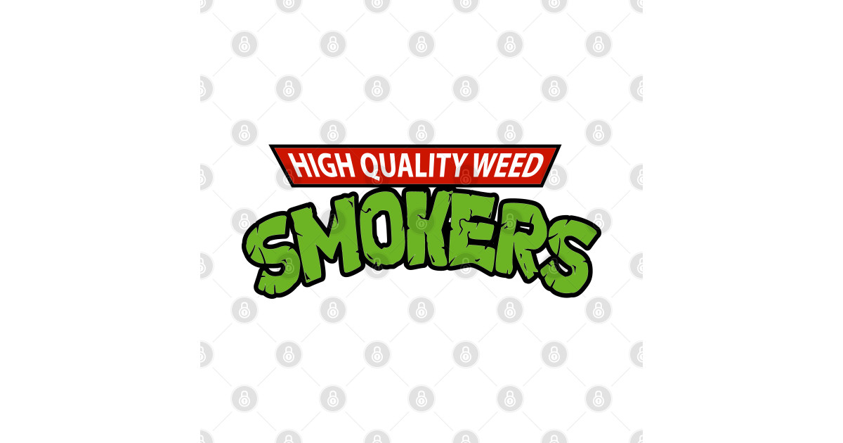 High Quality Weed Smokers Logo - Weed Clothing - T-Shirt | TeePublic