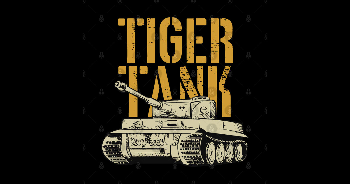 Tiger I | World War 2 Tank - Tiger Tank - Sticker | TeePublic
