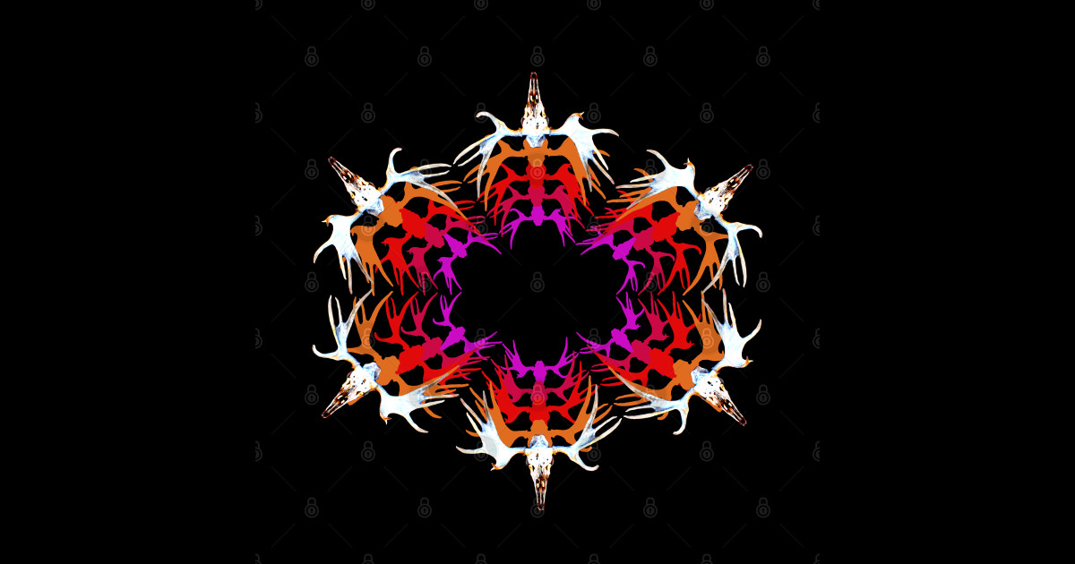 Circle of Elks - Skulls - Sticker | TeePublic