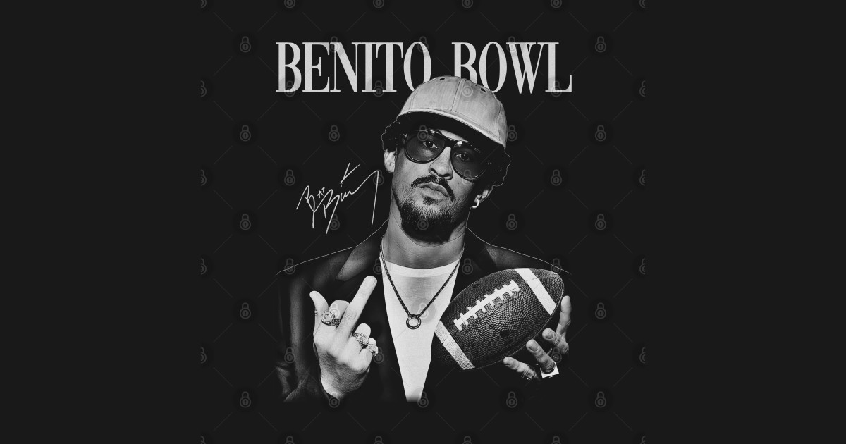 Bad Bunny Vintage Shirts, Benito Bowl T00490 - Bad Bunny - T-Shirt ...