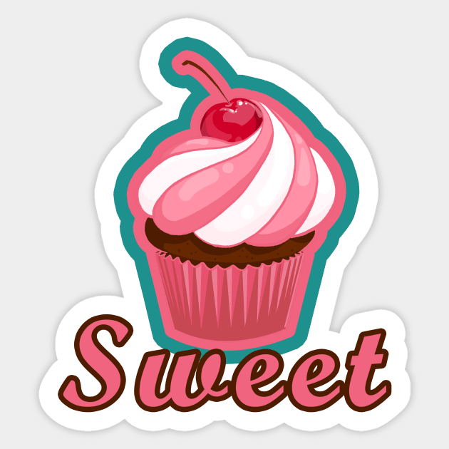 Sweet Pink Cupcake Design - Totally Sweet Pink Cupcake Cup Cake Fro ...