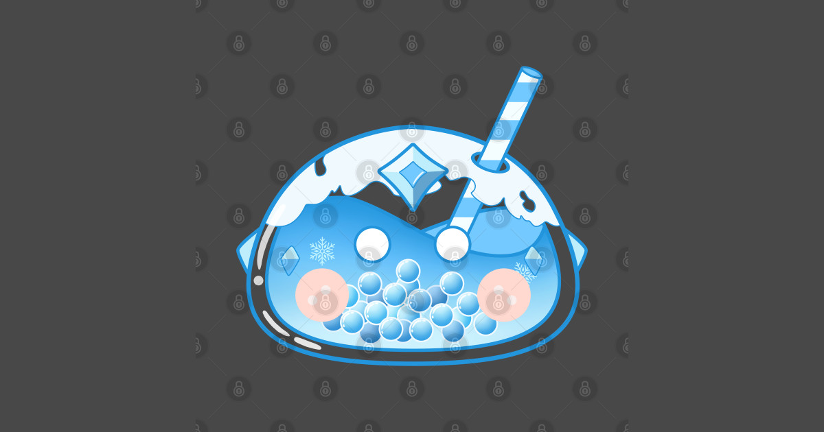 Genshin Impact - Cute Slime Cyro Boba - Genshin Impact Cute Slime Cyro ...