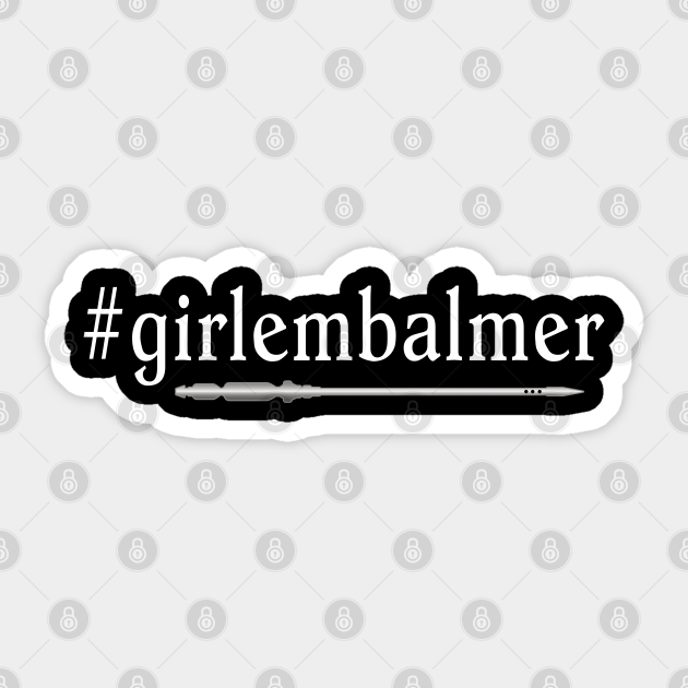 #girlembalmer Girl Embalmer Trocar Design - Embalmer - Sticker | TeePublic