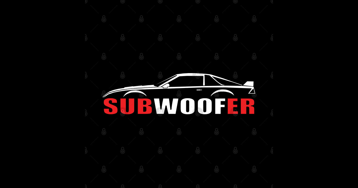 3rd gen subwoofer - Car - Sticker | TeePublic
