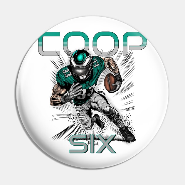 Coop Six - Philadelphia Eagles Pick-Six Machine - Cooper Dejean - Pin ...