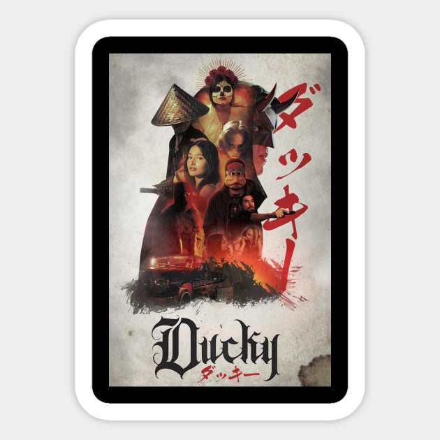 Ducky Movie Poster - Duckymovieposter - Sticker | TeePublic