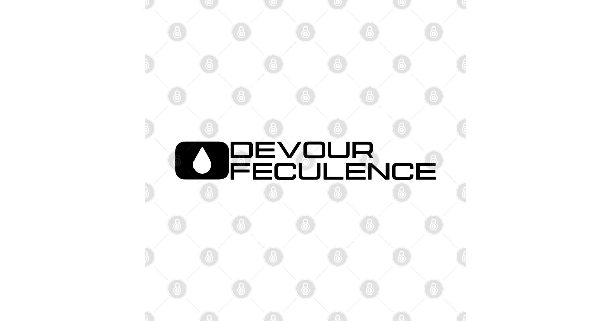 Devour Feculence Minimal Logo Black - Milchick - Devour Feculence - T ...