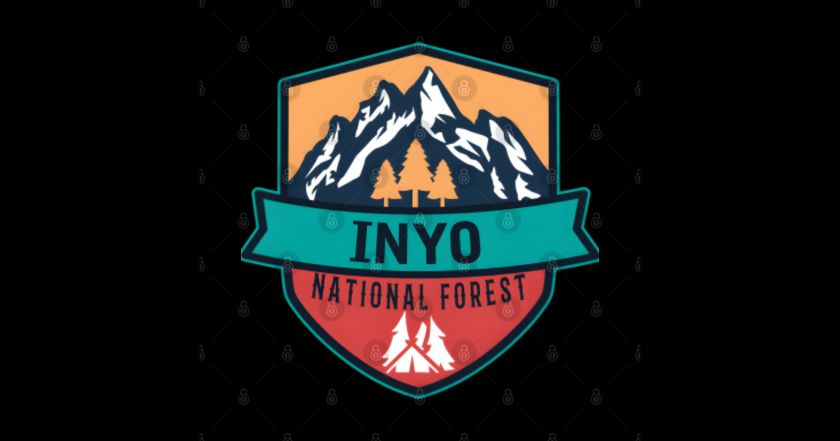 Inyo national forest - Inyo Forest - Sticker | TeePublic
