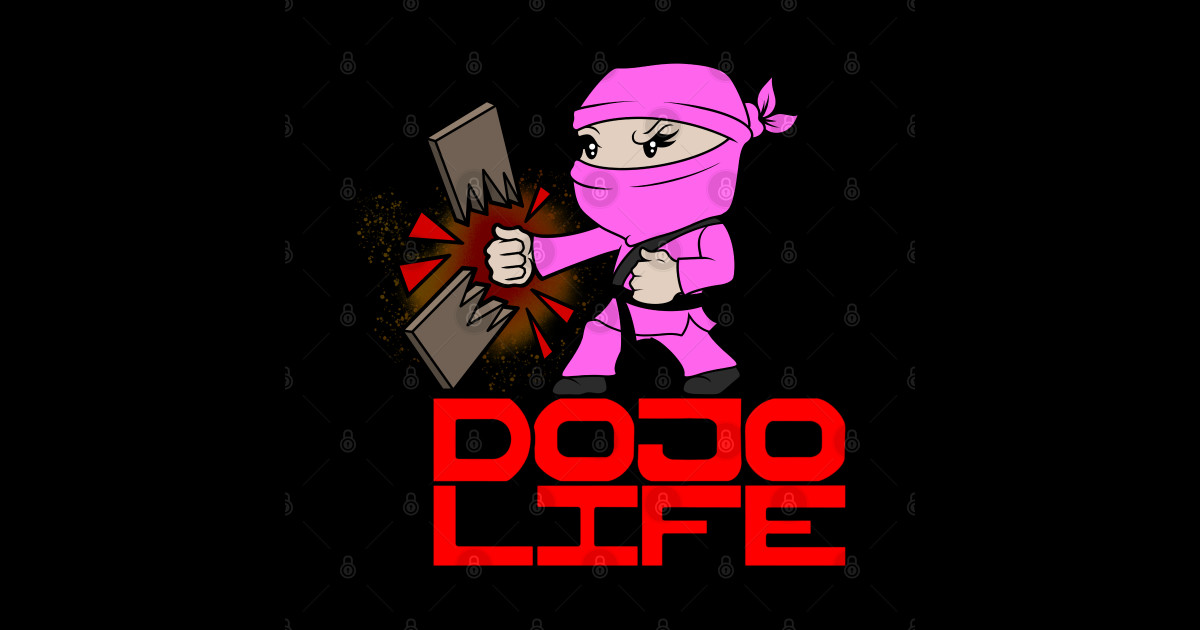 Girls Dojo Life - Martial Arts - Sticker | TeePublic