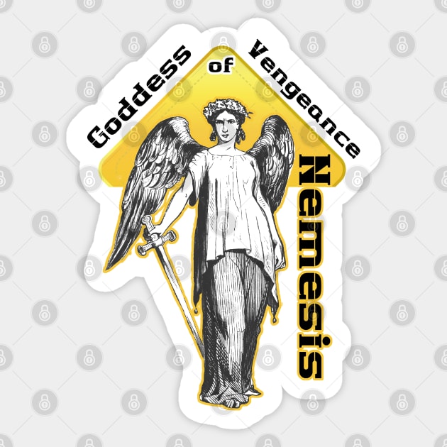 Greek Mythology Revenge of Nemesis with Sword of Punishment - Nemesis ...